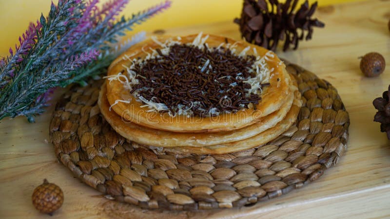 Roti Canai Given a Toping of Misis Ceres Stock Photo - Image of misis ...