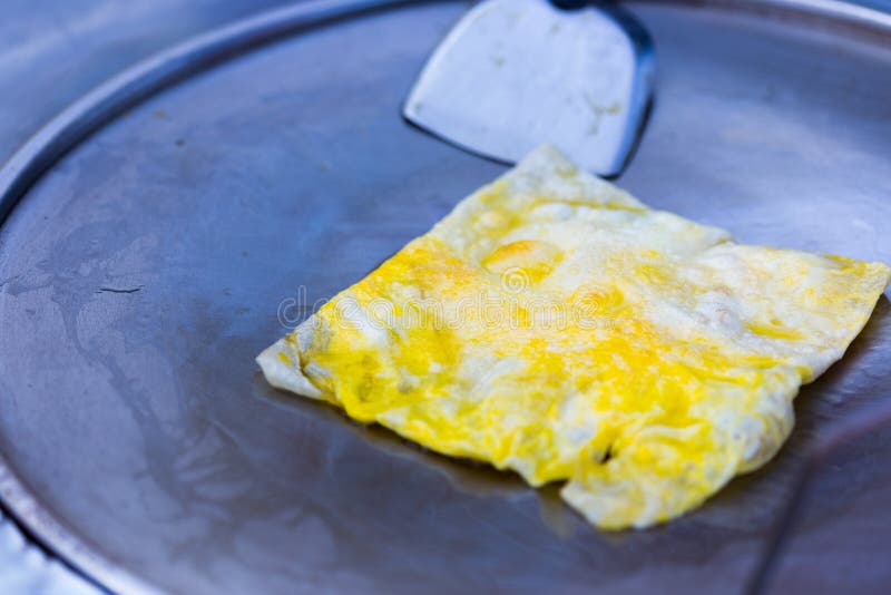Roti frying in the pan stock image. Image of indian - 251685843