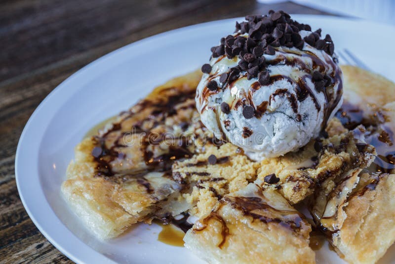 Roti and Ice cream stock photo. Image of asia, kitchen - 45543746