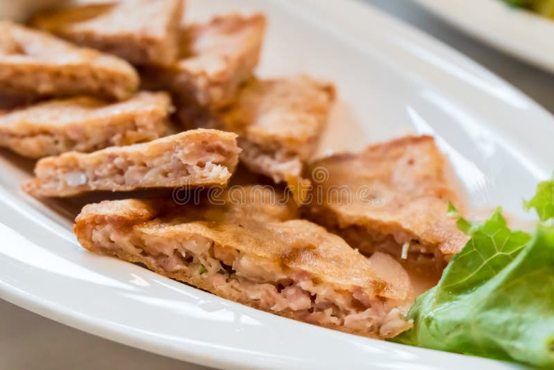 Roti-Mataba -a Stuffed Islamic-style Pancake. Stock Photo - Image of ...