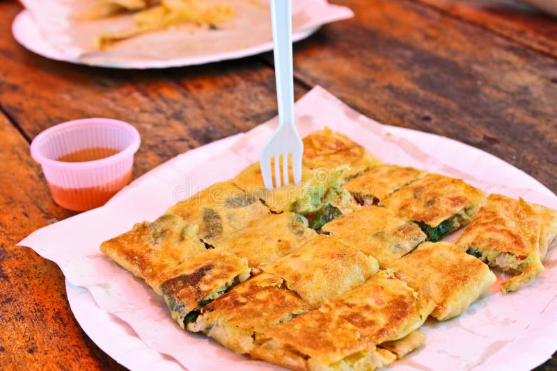 Roti or Thai pancake stock image. Image of appetizer - 51514335