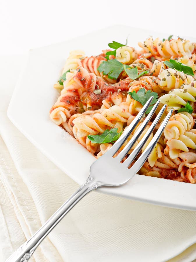 Rotini Pasta stock photo. Image of noodles, texture, corkscrew - 16509500