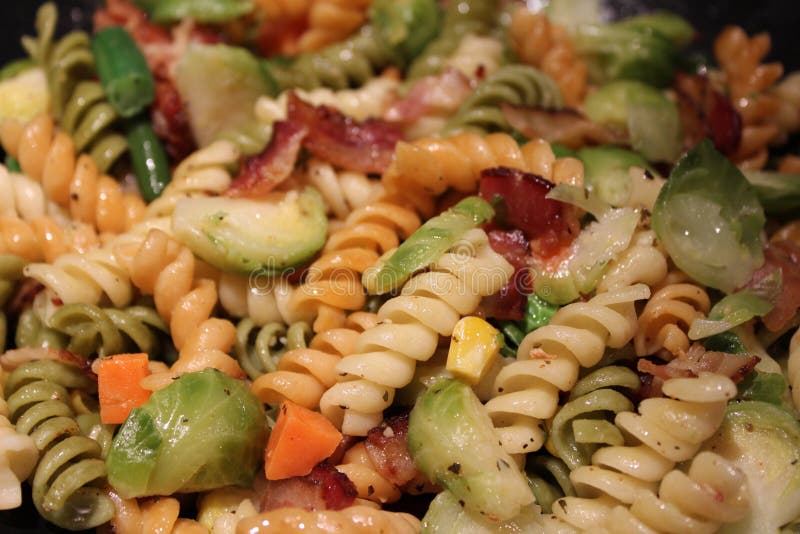 Rainbow Rotini Pasta Isolated Stock Image - Image of delicious, ceramic ...