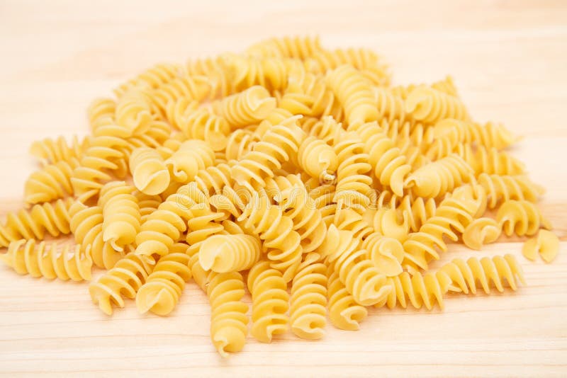 Rotini Pasta stock image. Image of food, wood, dried - 33548727