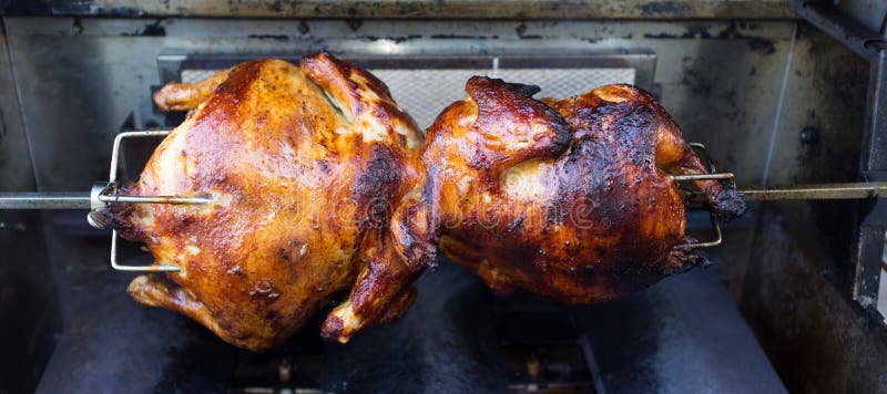 Rotisserie Chicken stock photo. Image of grill, healthy - 25842416