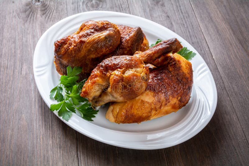 Rotisserie chicken stock photo. Image of grill, wing - 302274658
