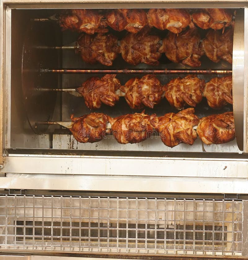 Rotisserie Chickens stock image. Image of dinner, meal - 3212773