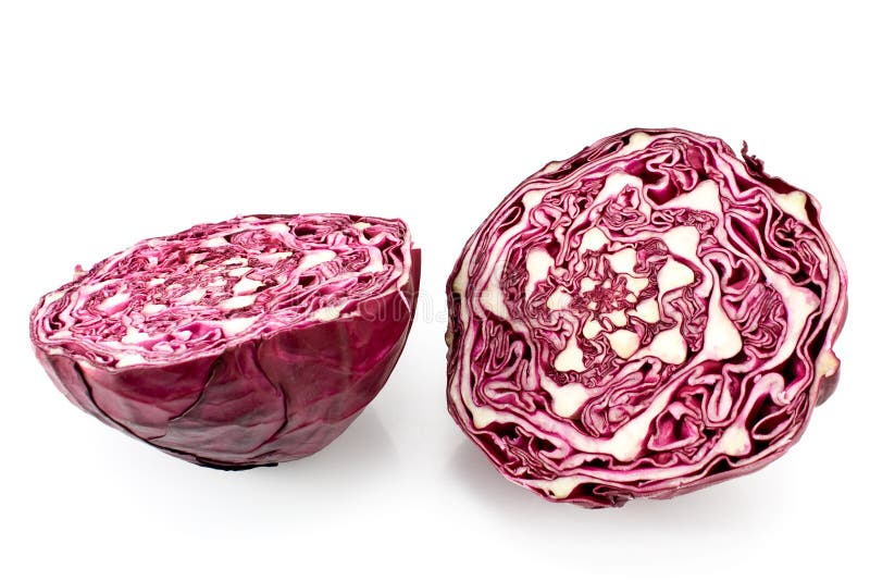 Rotkohl stockfoto. Bild von halb, gesundheit, makro, einzeln - 22904416
