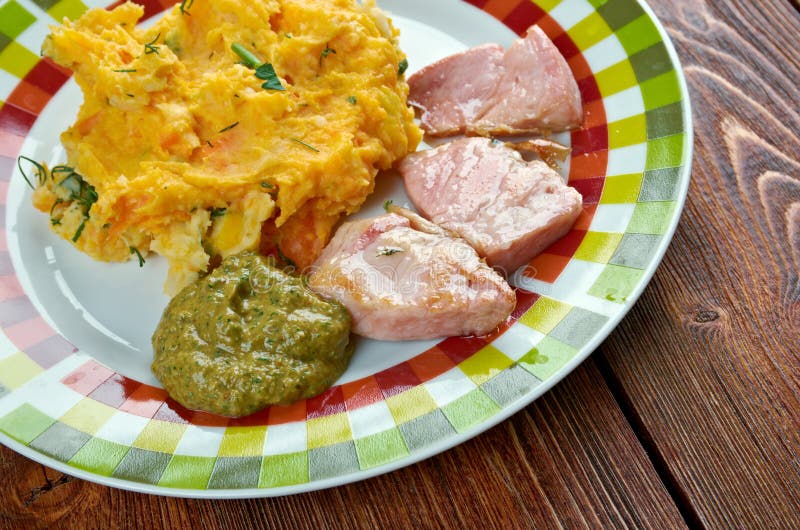 Rotmos med flask stock photo. Image of meal, cuisine - 49801768