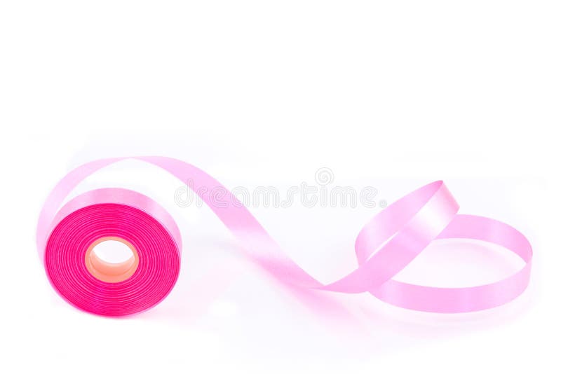 Rotolo di nastro rosa fotografia stock. Immagine di cornice - 39564132