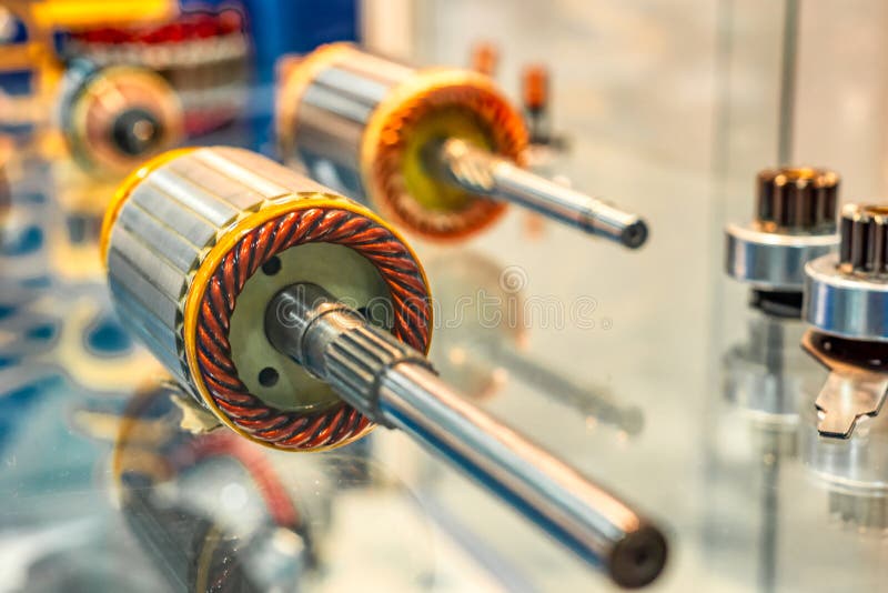 Rotor Automotive Generator. Stock Image - Image of steel, vehicle ...