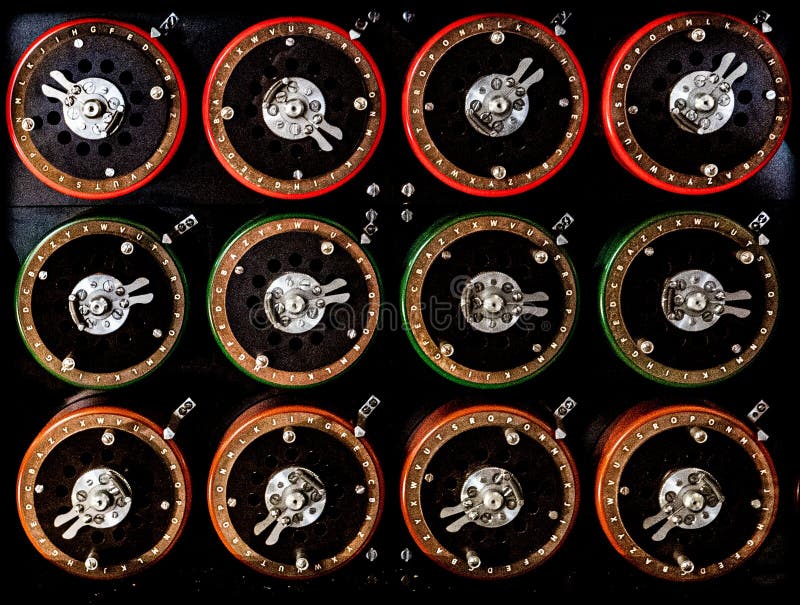 Bombe Machine Rotors & Indicator Dials Using for Cracking German World ...