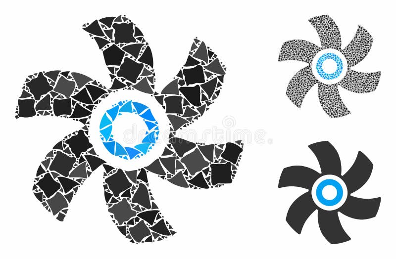 Rotor Composition Icon of Tremulant Parts Stock Vector - Illustration ...