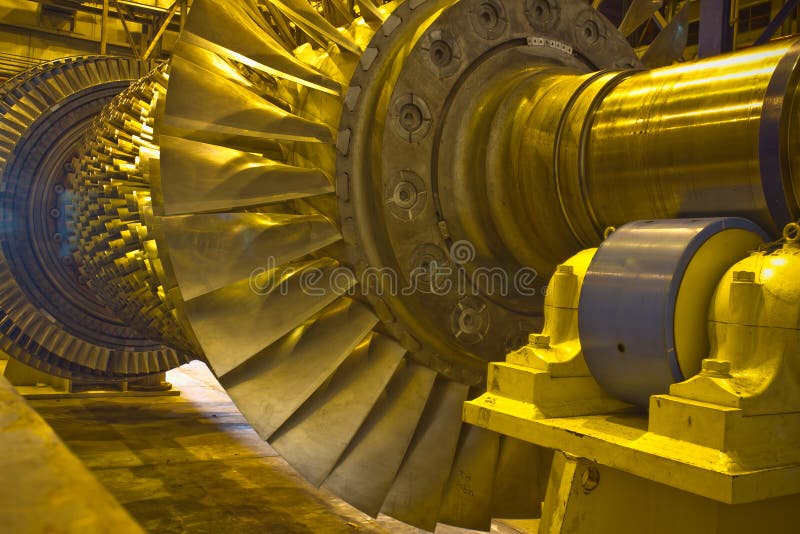 Rotor turbine stock image. Image of steel, stream, turbine - 31940663