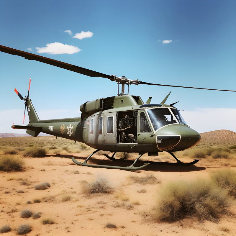 Rotorcraft Majesty, Capturing the Beauty of the Uh-1 Helicopter Stock ...