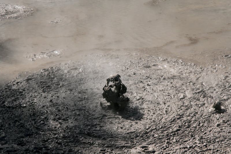 Rotorua Mud Pool stock image. Image of smoke, geothermal - 16701929