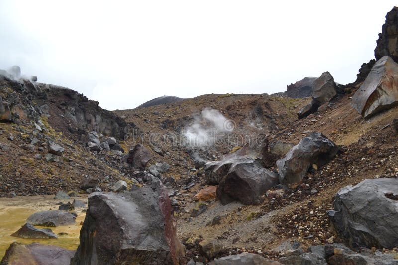 Rotorua, Volcanic and Boiling Land Stock Photo - Image of spectacular ...