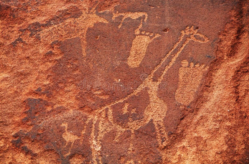 Rotstekening stock foto. Image of archeologie, tekening - 54184934