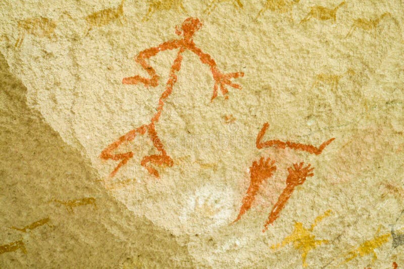 Rotstekeningen Oude Schilderijen Stock Foto - Image of chili ...