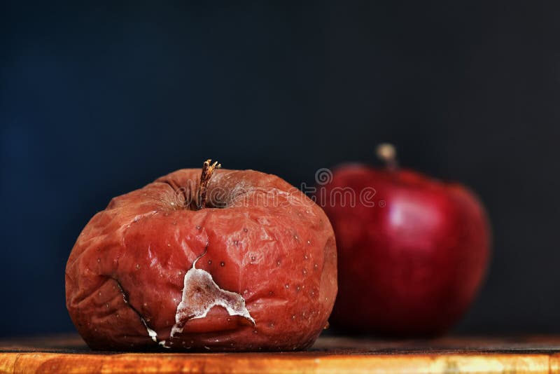 Rotten Apple Vs Good Apple Stock Photos - Free & Royalty-Free Stock ...