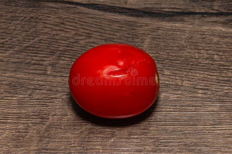 Rotten Spoiled Tomato on the Table Stock Image - Image of vegetable ...