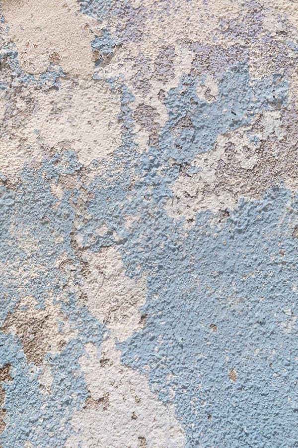 Rotten Wall with Peeling Old Blue Color Stock Image - Image of colorful ...