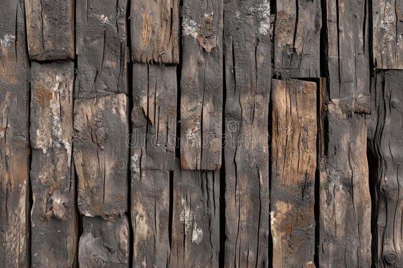 Old Rotten Wood Texture, Dark Natural Background - AI Generated Image ...