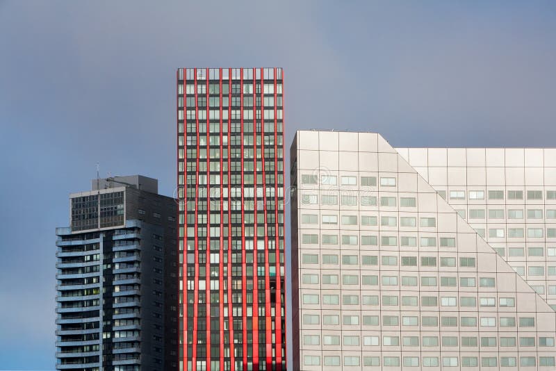 Rotterdam architecture stock photo. Image of facade, netherlands - 65472330
