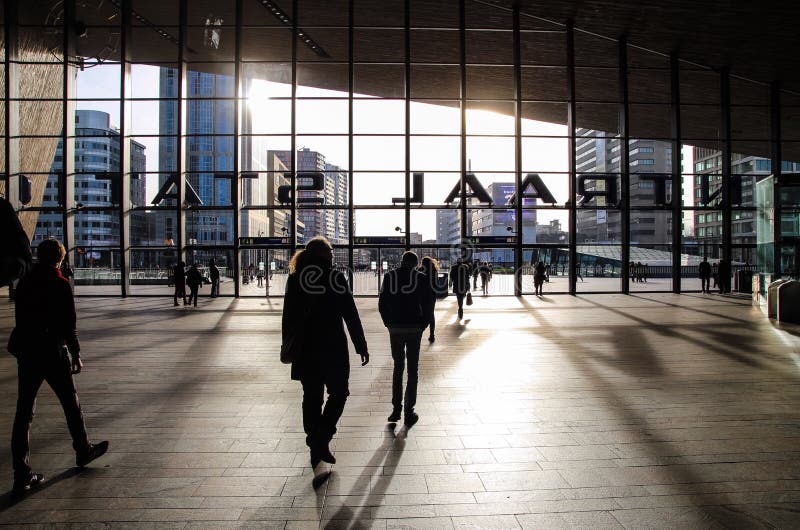 Rotterdam editorial photo. Image of people, centraal - 66427856