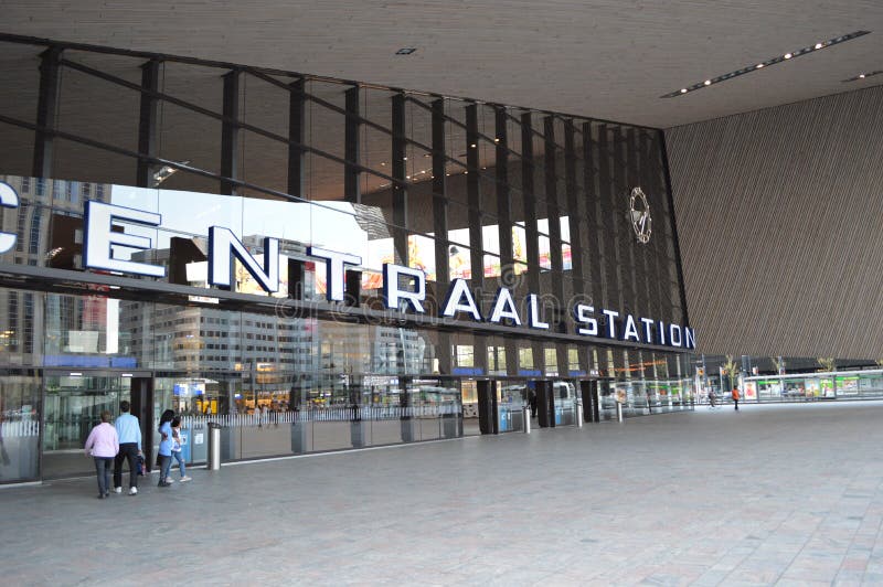 Rotterdam central station editorial photo. Image of central - 92385671