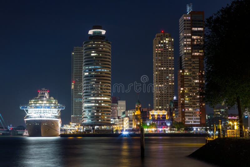 Rotterdam City centre stock image. Image of terminal - 34010879
