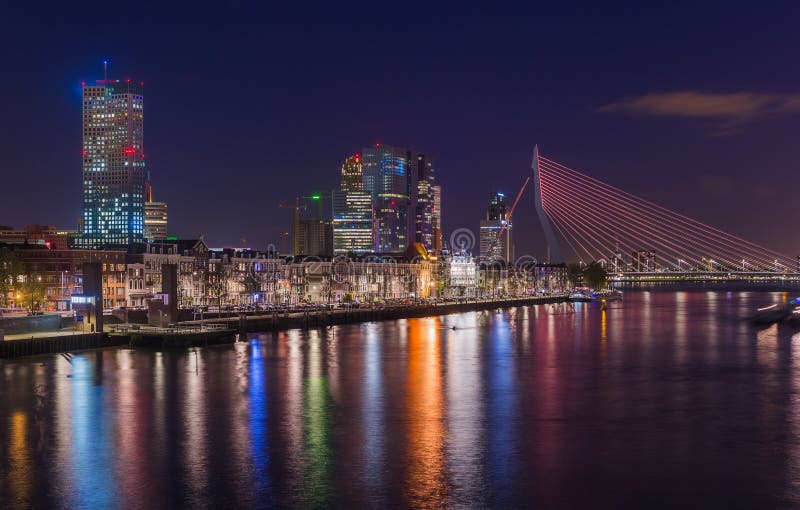 Rotterdam Cityscape - Netherlands Editorial Photography - Image of ...