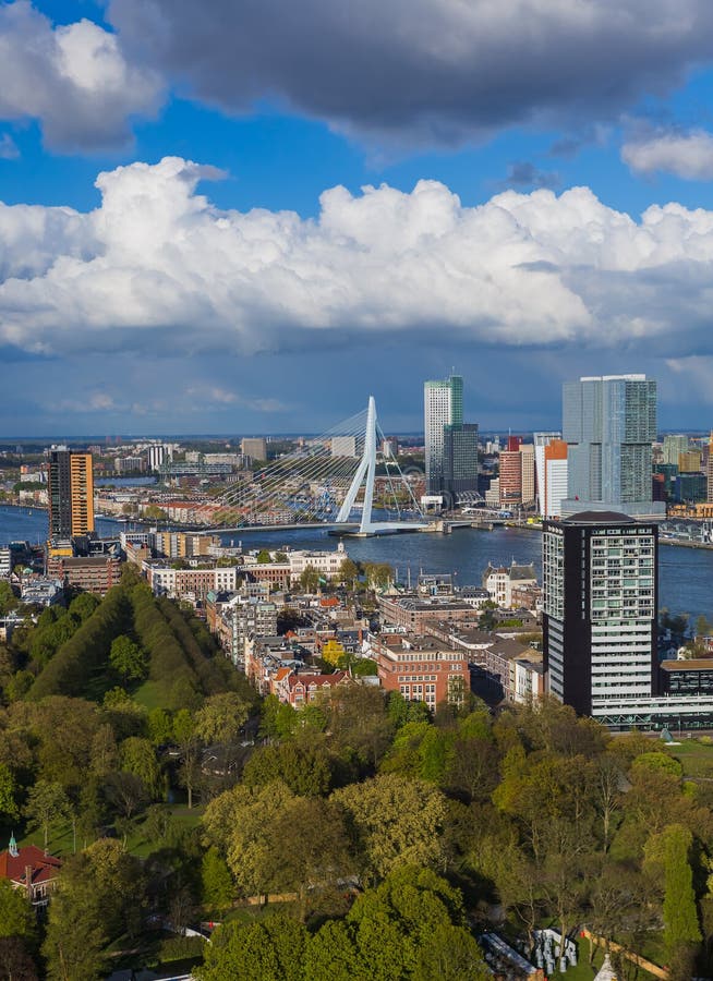 Rotterdam Cityscape - Netherlands Editorial Photo - Image of building ...