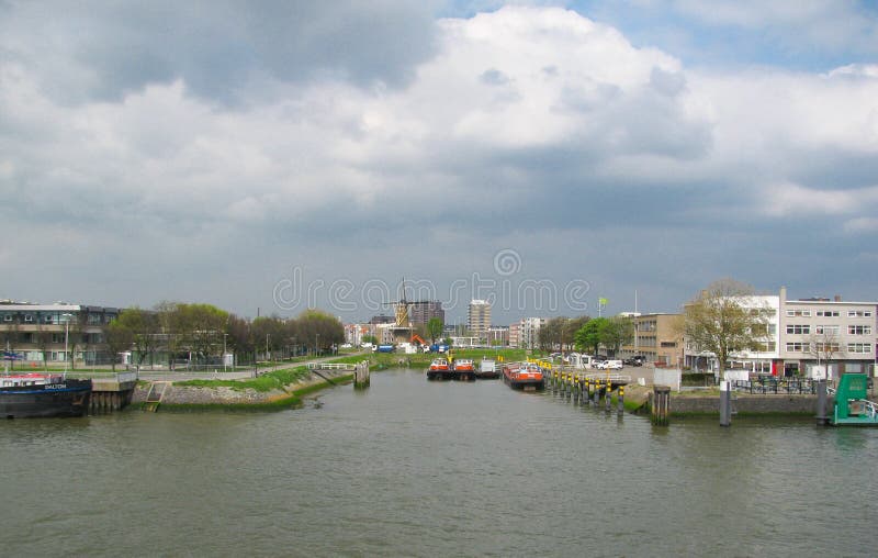 Rotterdam harbor editorial photography. Image of harbor - 40540247