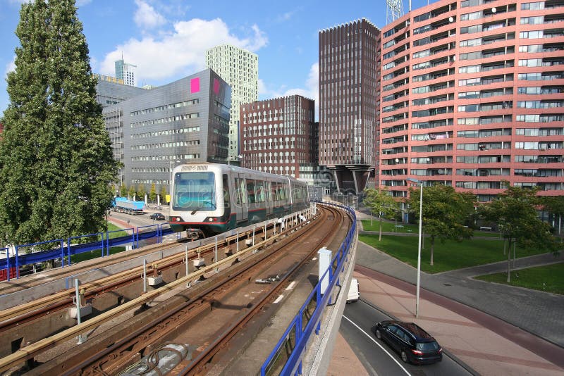 Rotterdam Metro Station stock image. Image of netherlands - 16858533