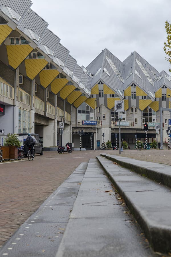 Rotterdam, Netherlands - 11-15-2024: Rotterdam Cube Houses by Architect ...