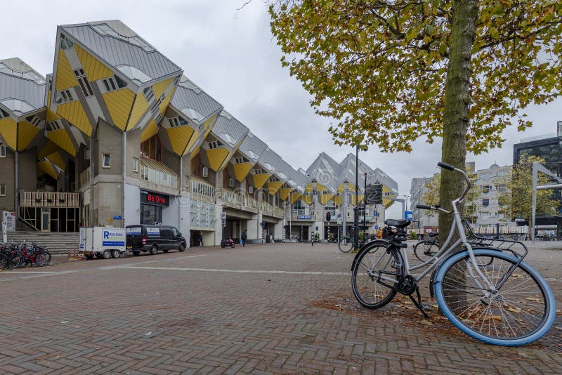 Rotterdam, Netherlands - 11-15-2024: Rotterdam Cube Houses by Architect ...