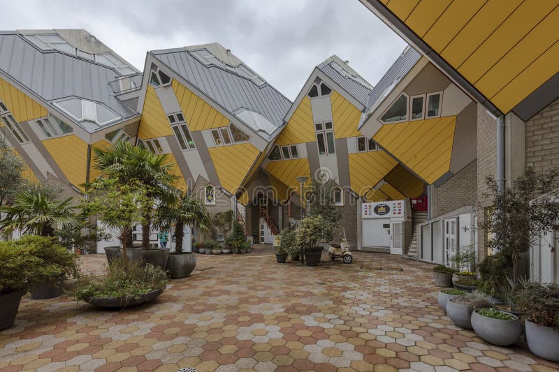 Rotterdam, Netherlands - 11-15-2024: Rotterdam Cube Houses by Architect ...