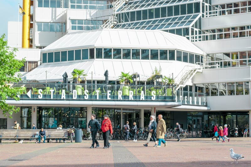 Rotterdam, Netherlands -October 4, 2019: the Central Library of ...