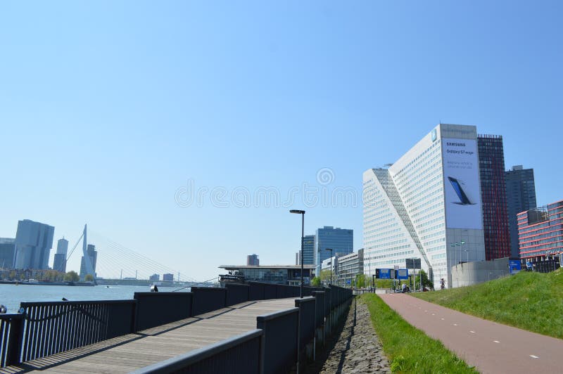 Rotterdam in Netherlands editorial image. Image of sightseeing - 92385525