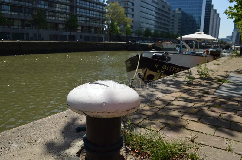 Rotterdam in Netherlands editorial photography. Image of river - 92385547