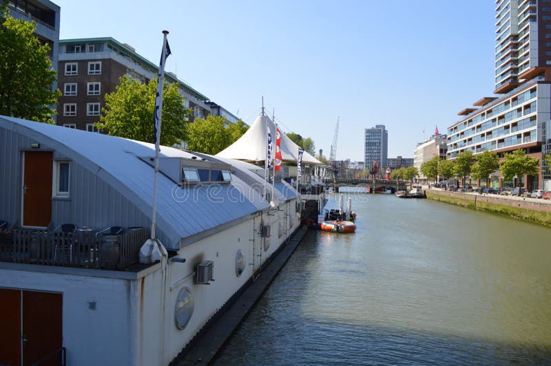 Rotterdam in Netherlands stock photo. Image of holland - 92385602