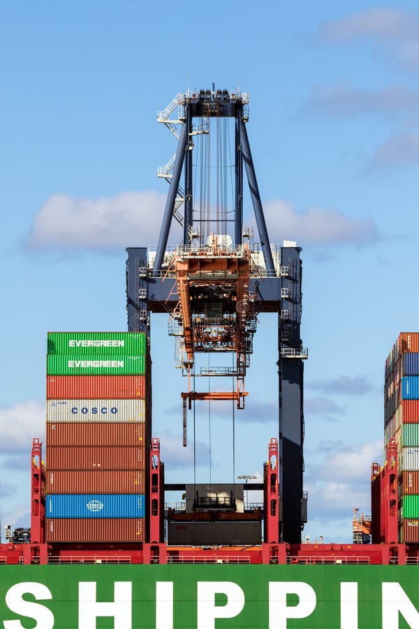 Container ship port crane editorial photo. Image of freighter - 105069176 Container ship port crane editorial photo. Image of freighter - 105069176