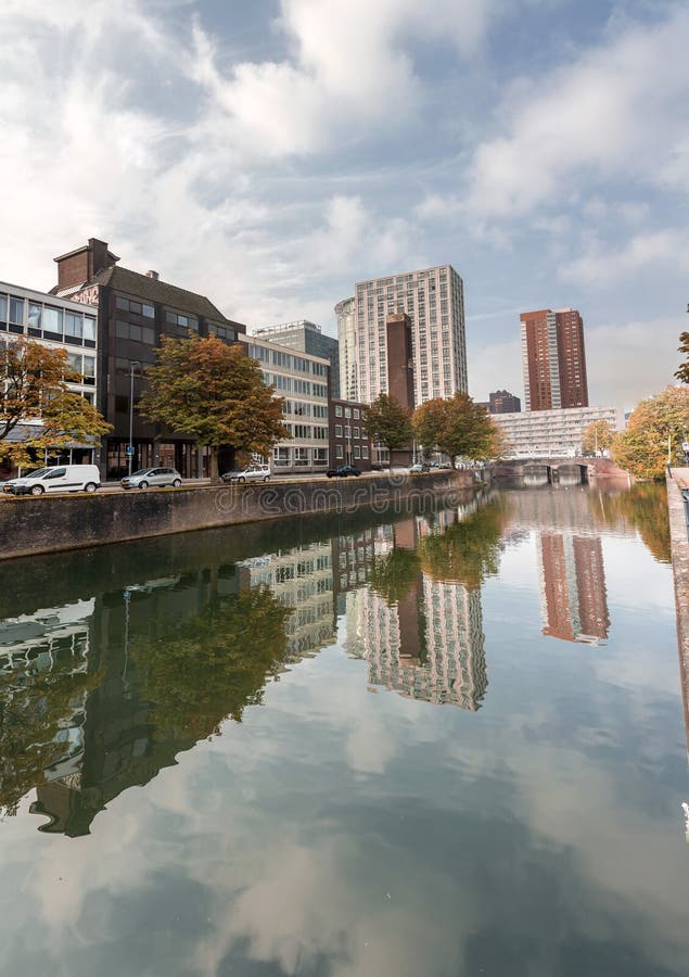 Canal View and Generic Architecture from Downtown Rotterdam, the ...