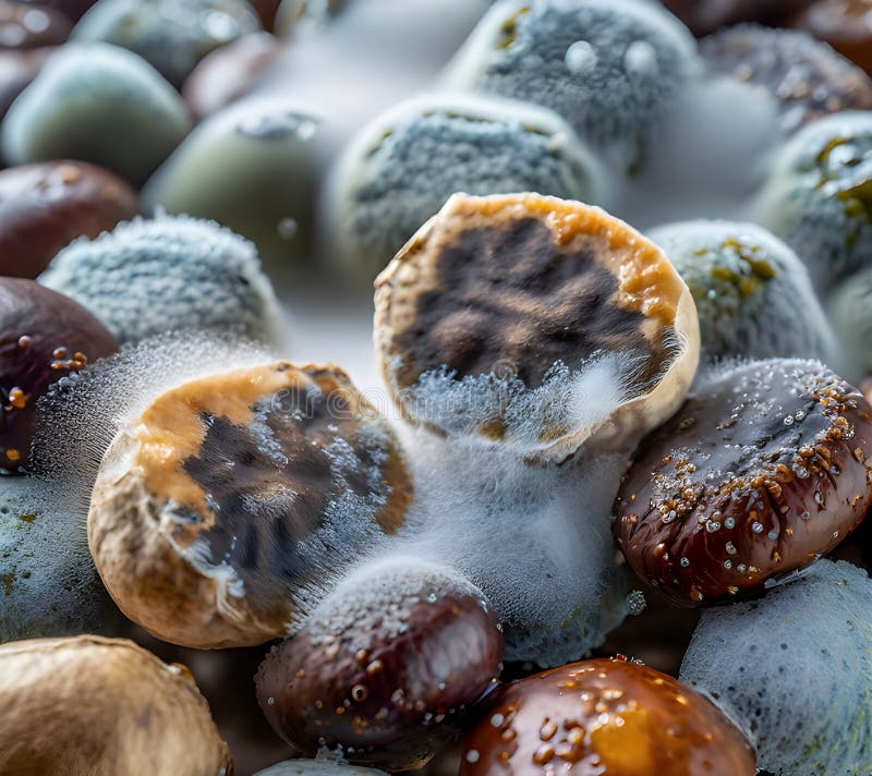 Rotting and Decaying Coffee Beans that Cannot Be Used To Make Coffee ...