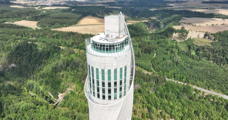 Rottweil, 15th of August 2022, Germany. the TK Elevator Test Tower is ...