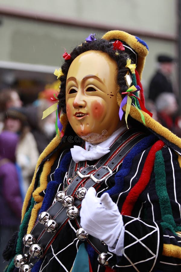 Carnival in Rottweil Southern Germany 2010 Editorial Photography ...