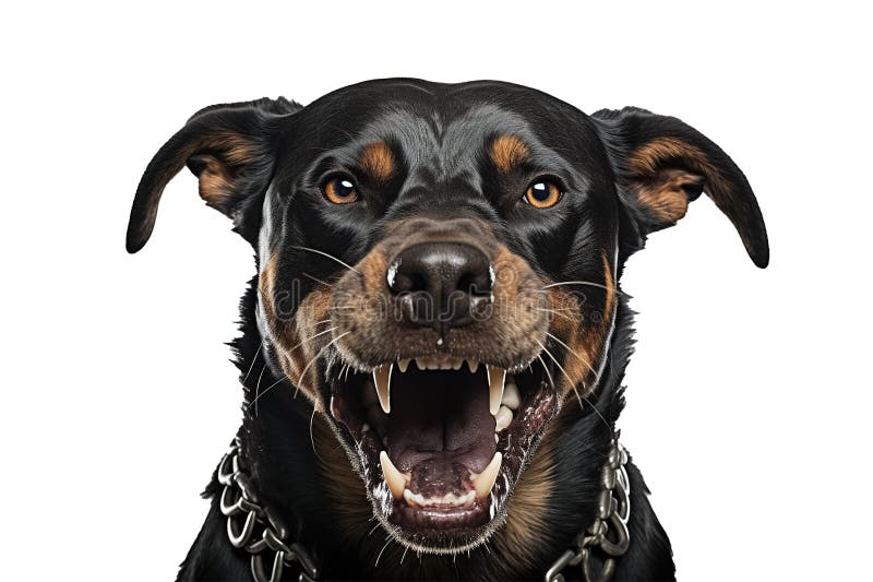 Angry Rottweiler Black White Stock Illustrations – 49 Angry Rottweiler ...