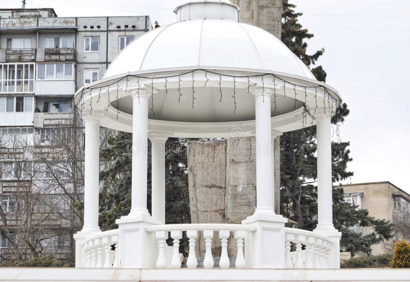 Rotunda - an Architectural Structure in the Park Stock Photo - Image of ...