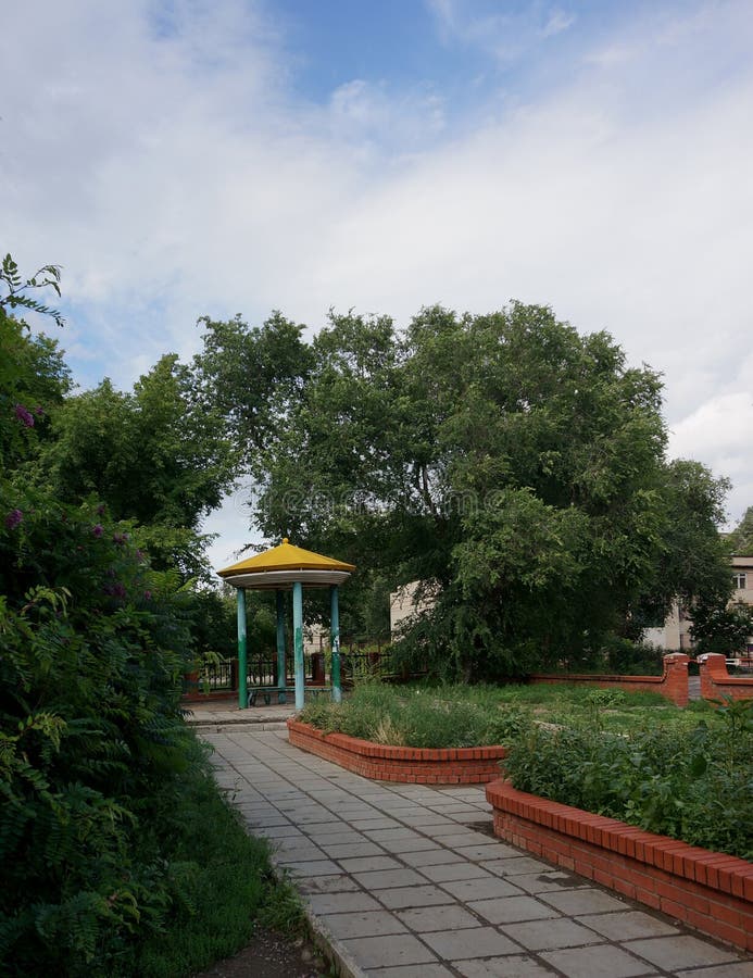 Rotunda in the Park stock photo. Image of tree, park - 67596408